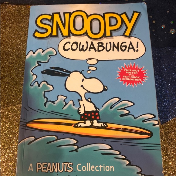 Peanuts | Other | Snoopy Comic Pullout Poster Rare Book Fun | Poshmark